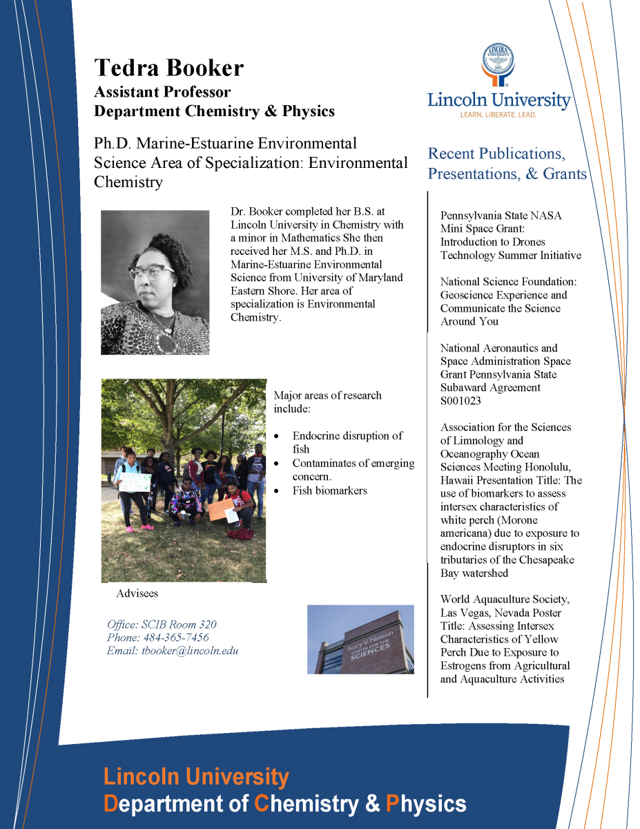 Tedra Booker | Lincoln University